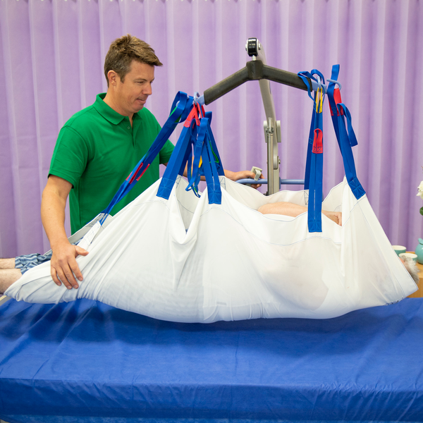 Repositioning Patient Lifter - Full Bed-Length Sling - Haines Medical ...